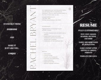 Sorority Resume Template With Photo Sorority Rush Resume Template CV ...