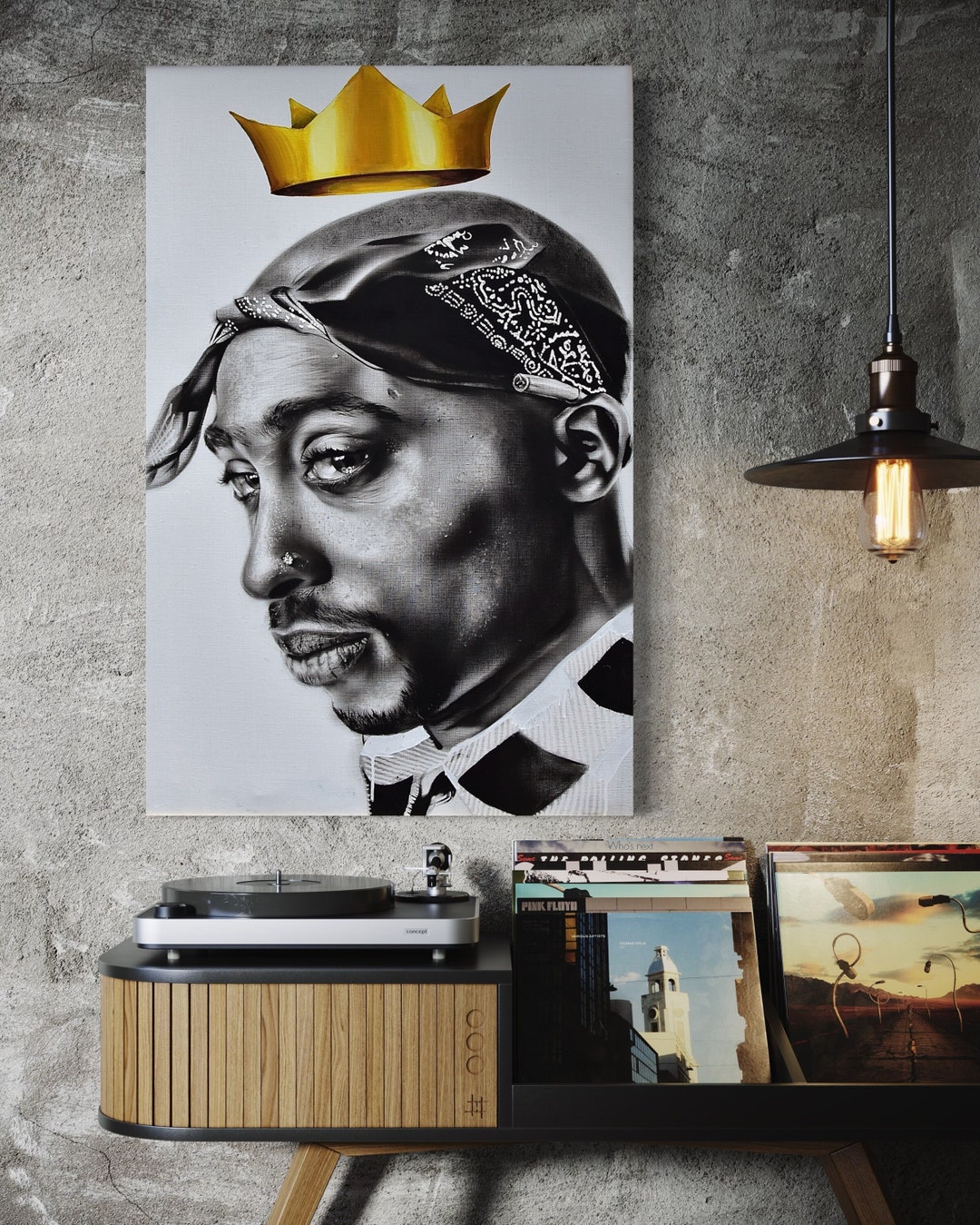 2PAC in Crown - Etsy