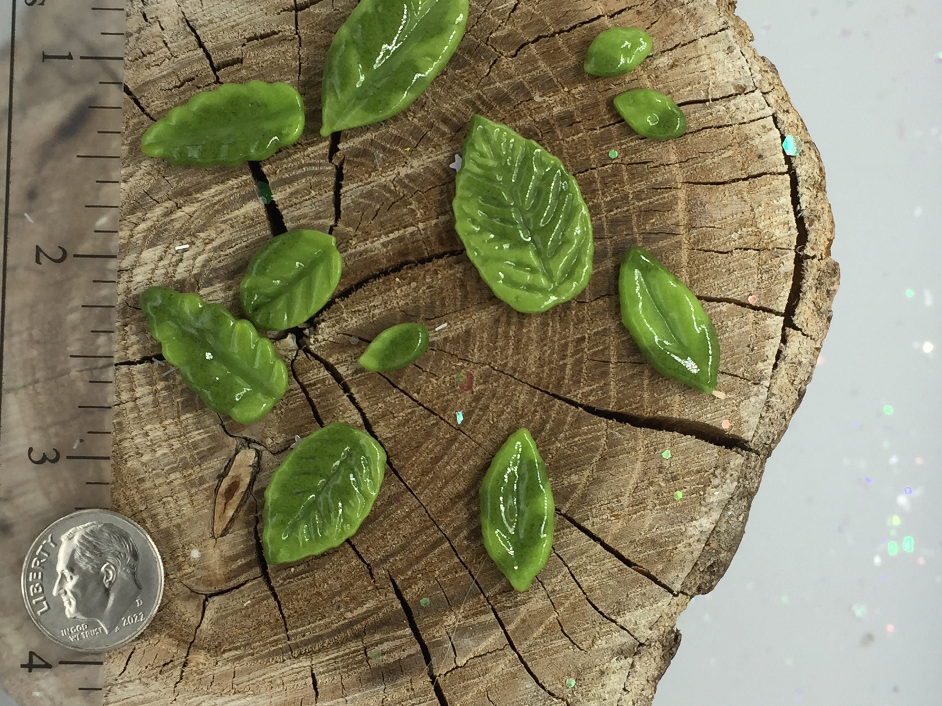 COE 90, Fused Glass Summer Leaf Assortment, Glass Enhancements ...