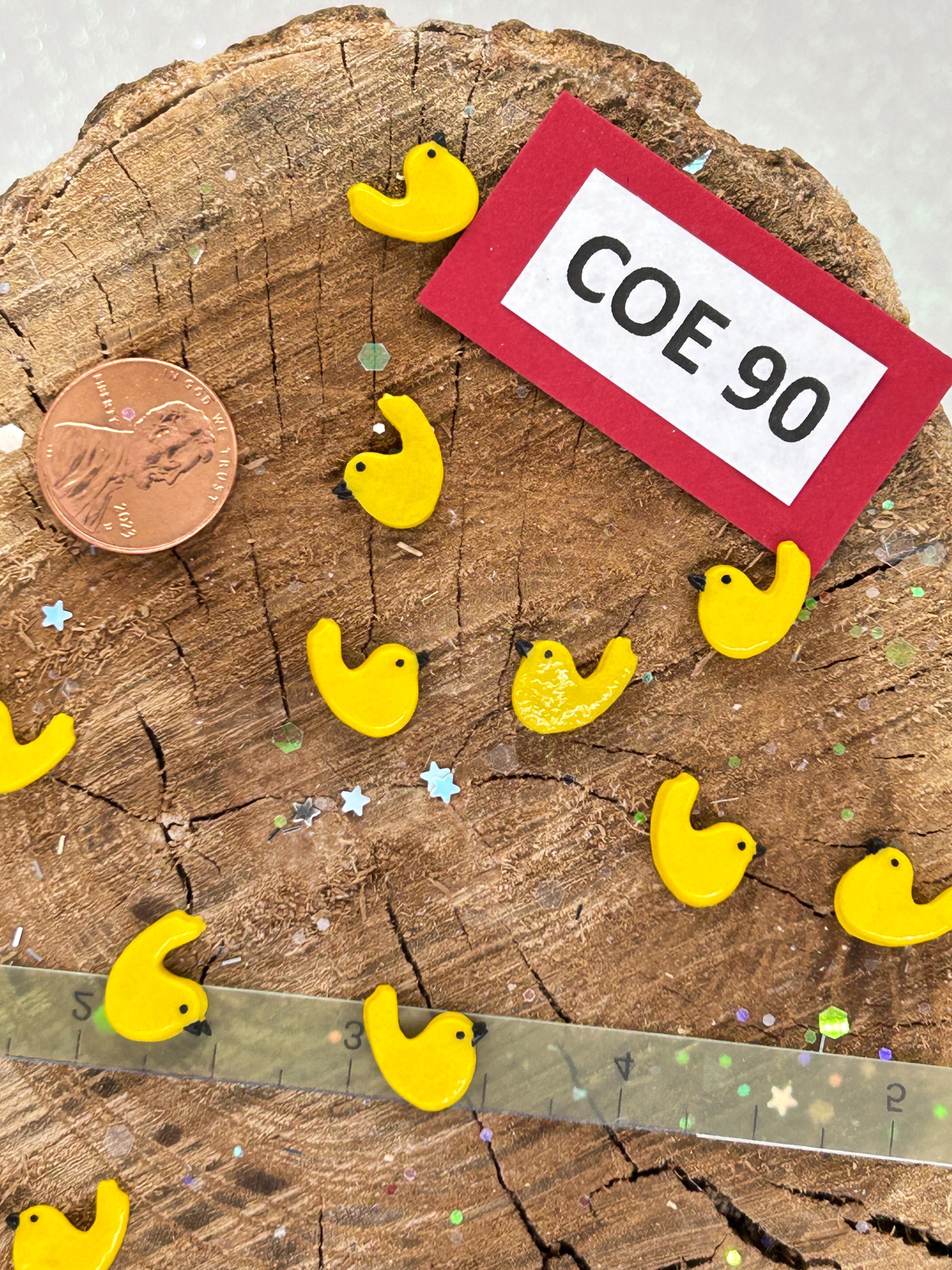 COE 90 Glass Songbird Inclusions: Bullseye Glass Supplies (12 Pack) - Etsy