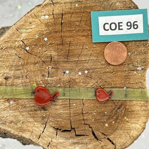 COE 96 Fused Glass Bird Enhancements, Oceanside Glass, (8 to 10 Piece ...