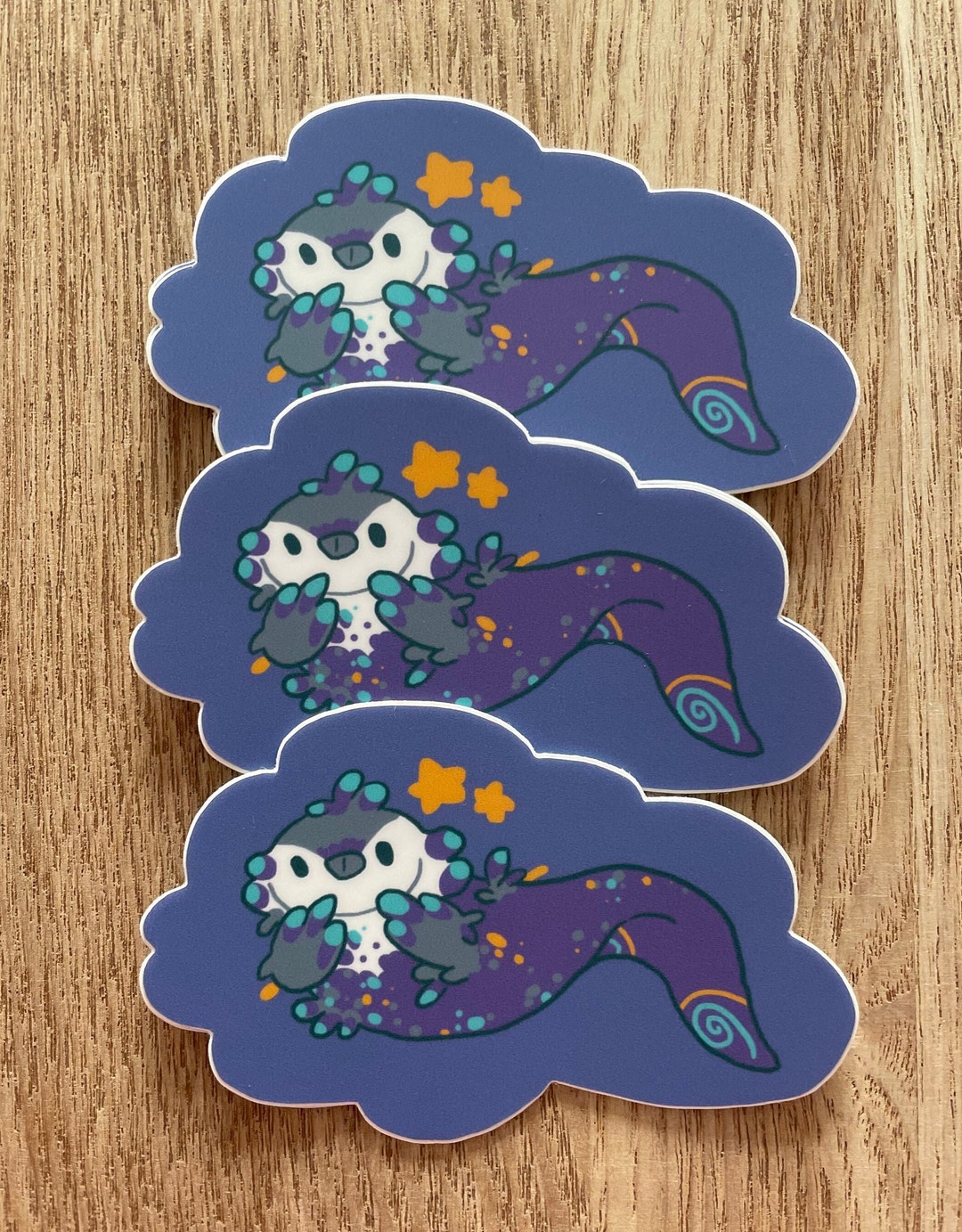 Mermaid Penguin Sticker, Mermaid Sticker, Die Cut Vinyl Sticker - Etsy