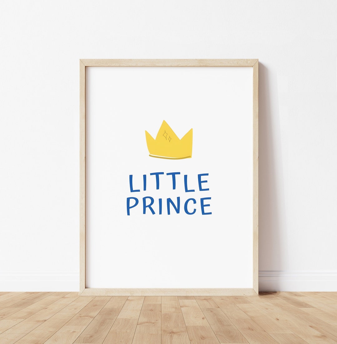 Little Prince Printable Wall Art Baby Boy Nursery Print Kids - Etsy