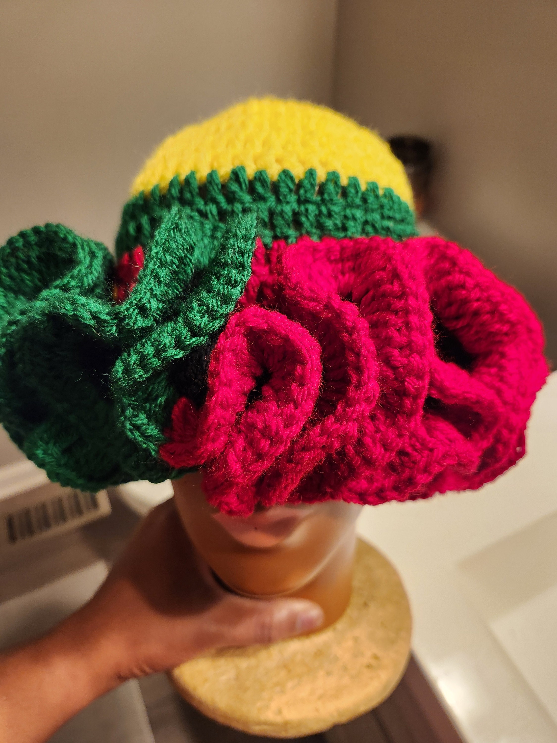 Jamaica Crochet Ruffle Hat (16) - Etsy