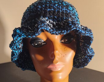 Wavy Crochet Sun Hat - Etsy