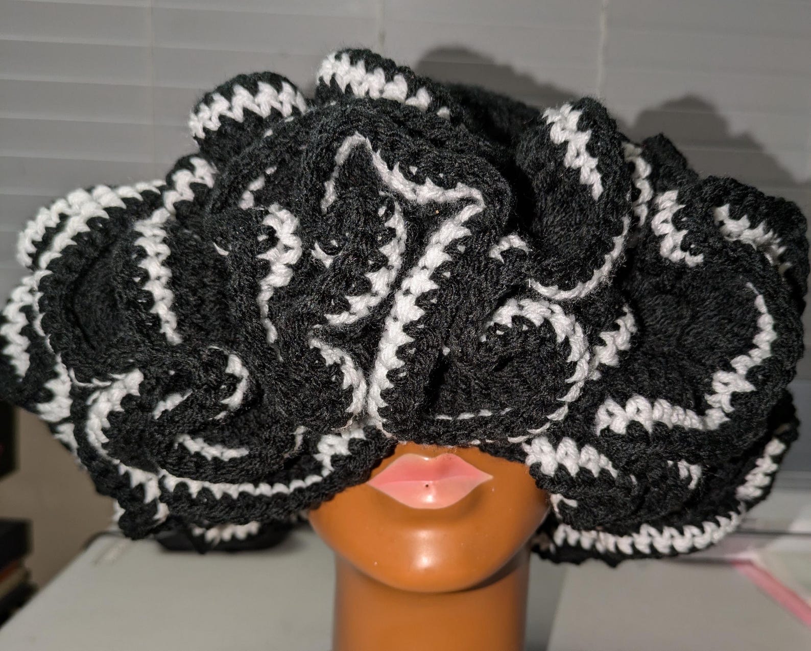 Extreme Ruffle Crochet Hat - Etsy