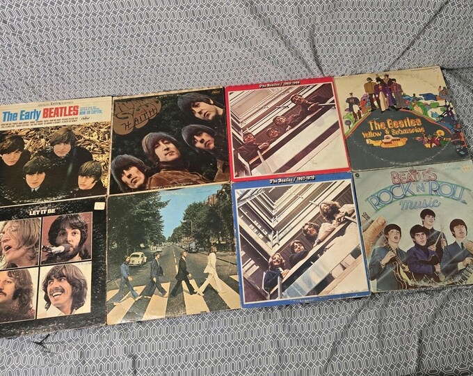 The Beatles Vinyl Albums Lot - Etsy