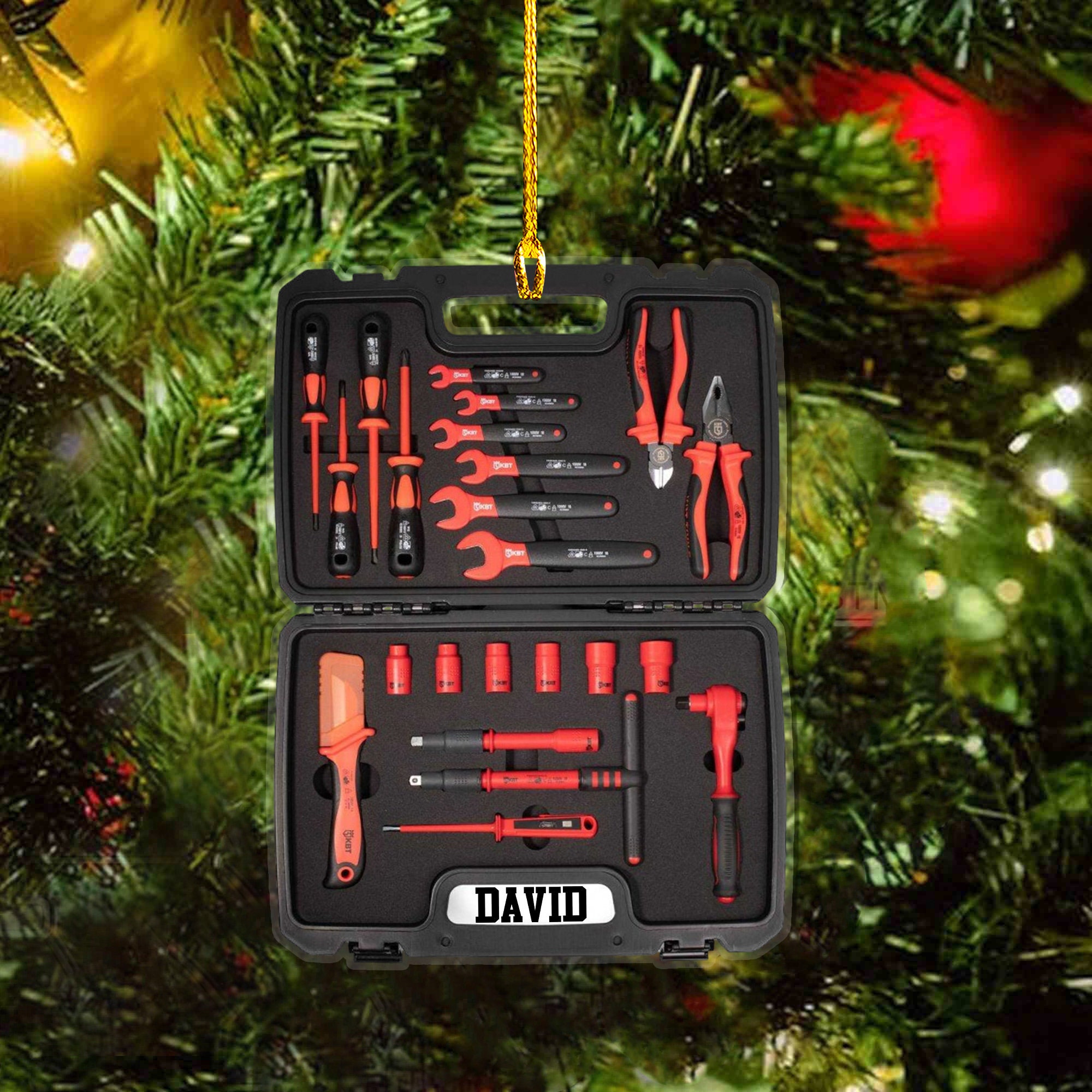 Electrical Tool Kit Ornament, Electrician Tool Box Ornament ...