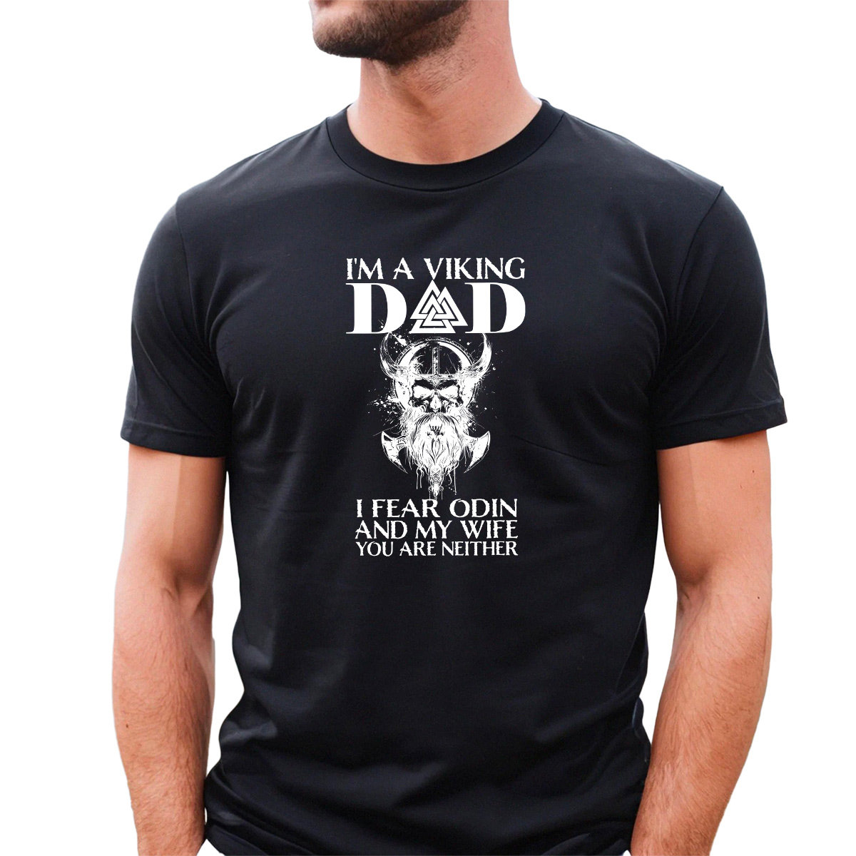 Viking Rune Gift T-shirt With Back and Front,viking Tattoo Design Gift ...