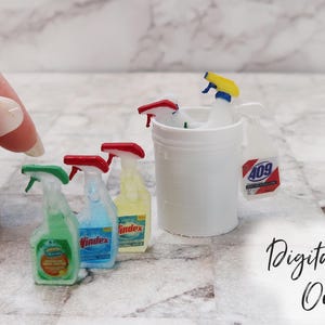 1/12 Scale Miniature Spray Bottle- Digital STL File - Etsy