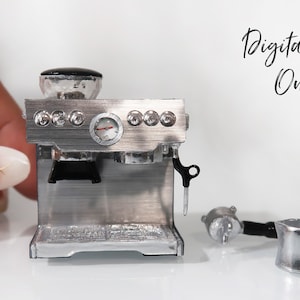1/12 Scale Miniature Espresso Machine - Digital STL File | Digital ...