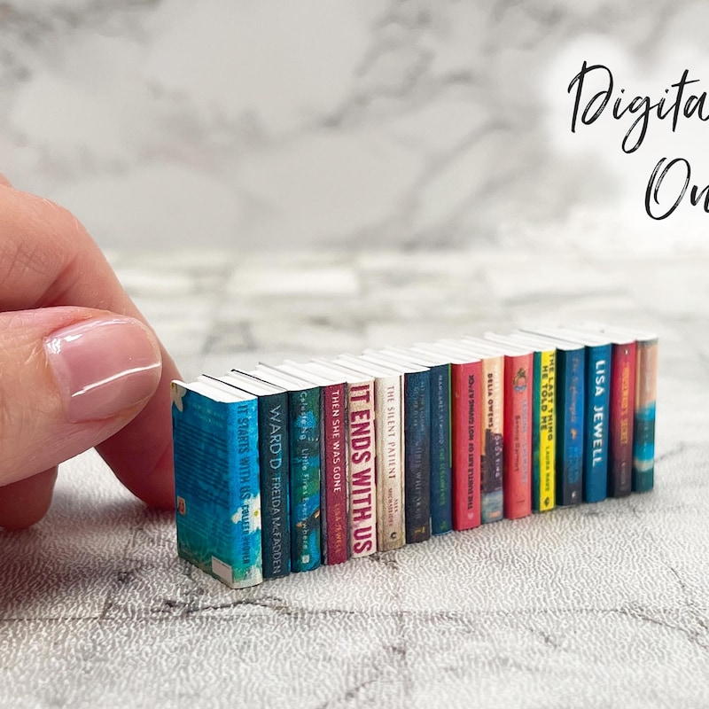 Mini Book Template Stl - Etsy