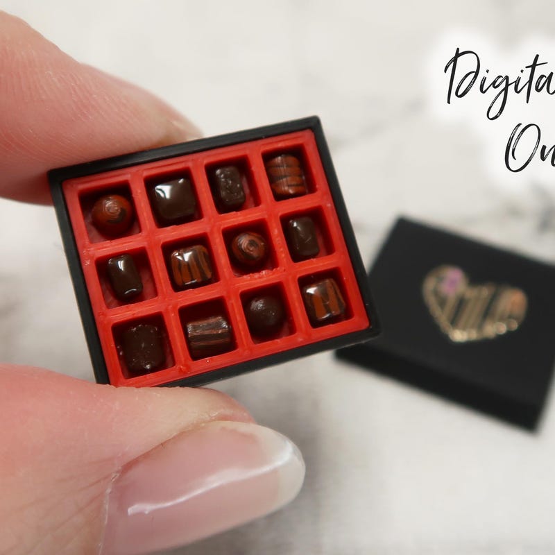 Miniature Chocolates Box - Etsy UK