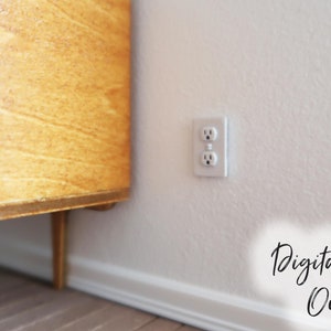 1/12 Scale Miniature Outlet - Digital STL File - Etsy