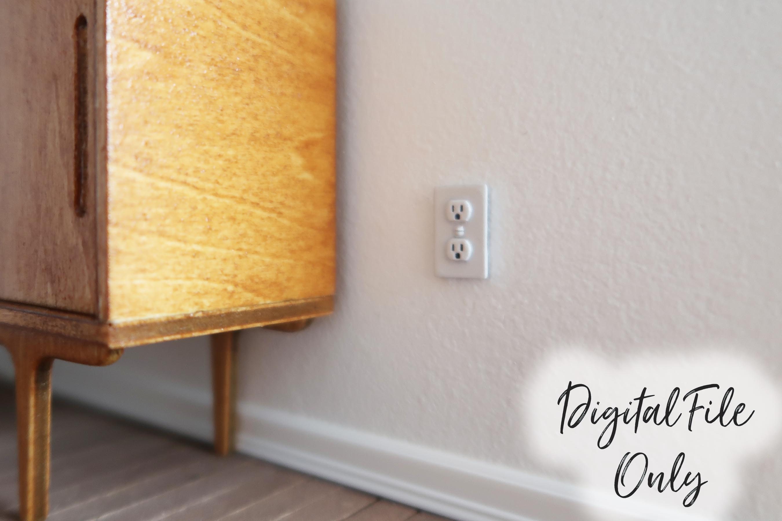 1/12 Scale Miniature Outlet - Digital STL File - Etsy
