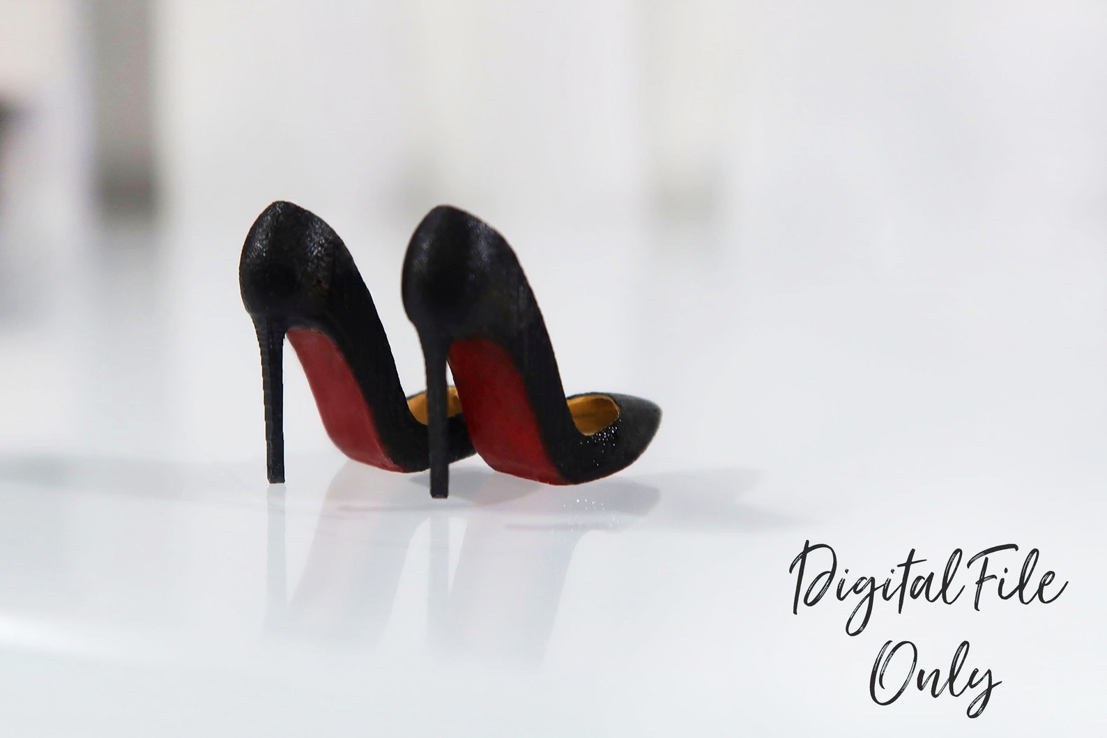 1/12 Scale Miniature High Heel Shoes - Digital STL File - Etsy