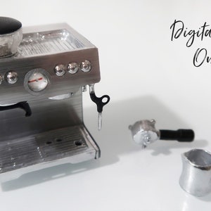 1/12 Scale Miniature Espresso Machine - Digital STL File | Digital ...