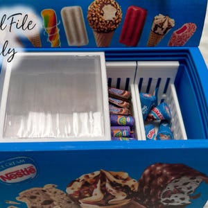 1/12 Scale Miniature Ice Cream Freezer- Digital STL File - Etsy