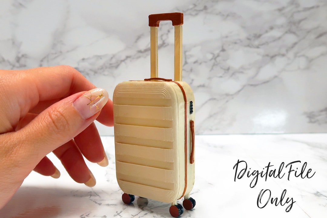 1/12 Scale Miniature Suitcase- Digital STL File - Etsy