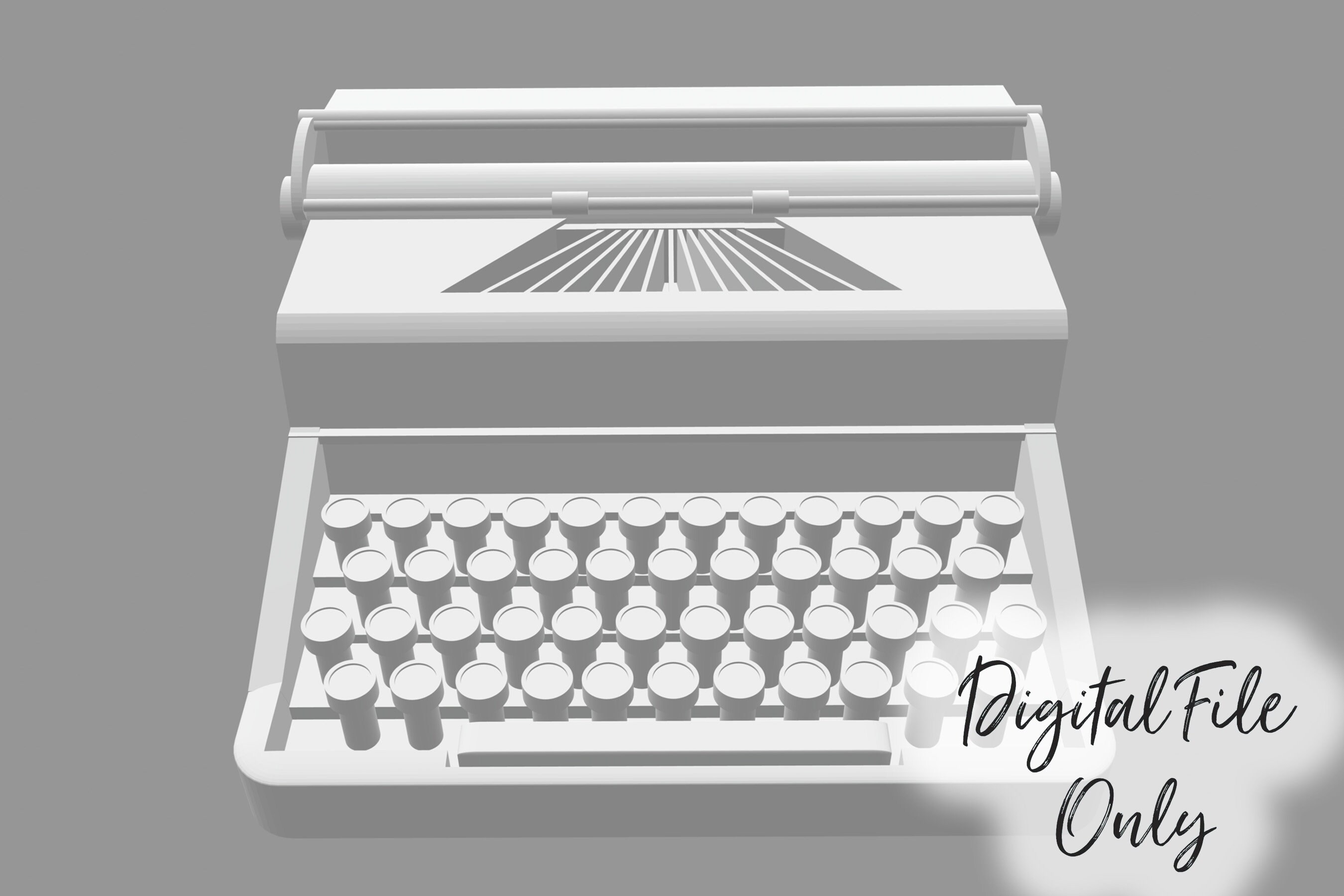 1/12 Scale Miniature Typewriter- Digital STL File - Etsy