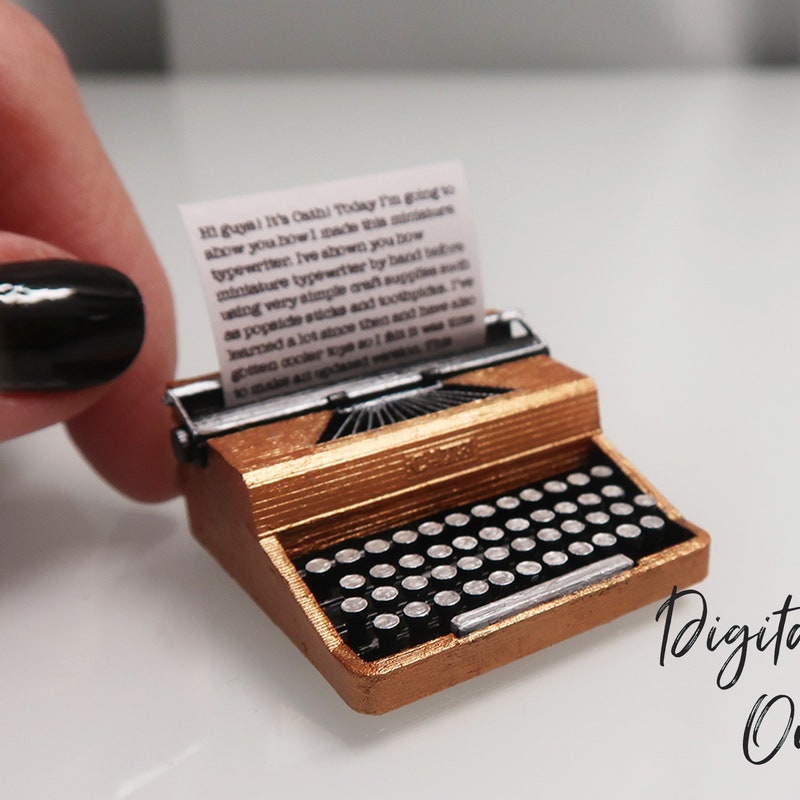 Miniature Typewriter - Etsy