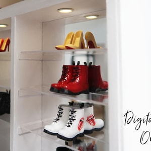 1/12 Scale Miniature Combat Boots - Digital STL File | Digital Download ...