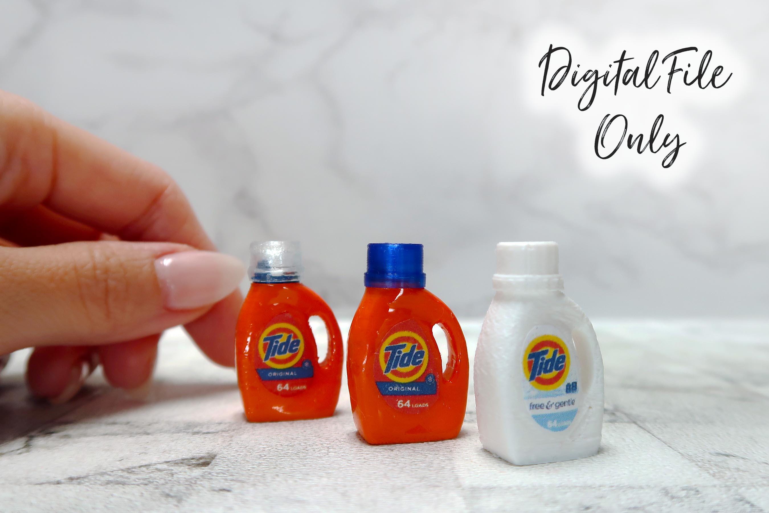 1/12 Scale Miniature Laundry Detergent - Digital STL File - Etsy