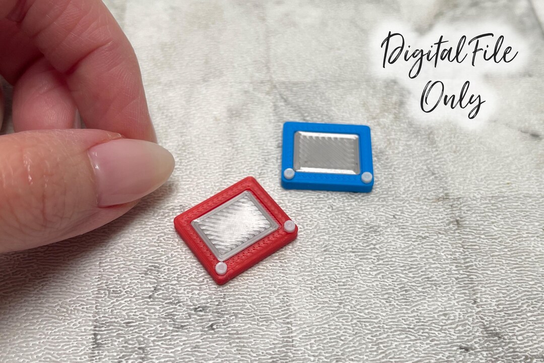 1/12 Scale Miniature Etch a Sketch - Digital STL File - Etsy