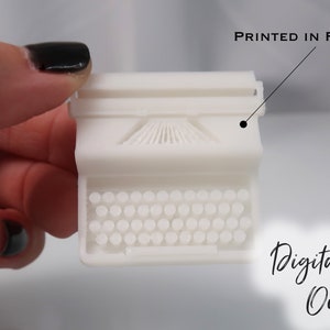 1/12 Scale Miniature Typewriter- Digital STL File - Etsy