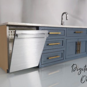 1/12 Scale Miniature Dishwasher - Digital STL File | Digital Download ...