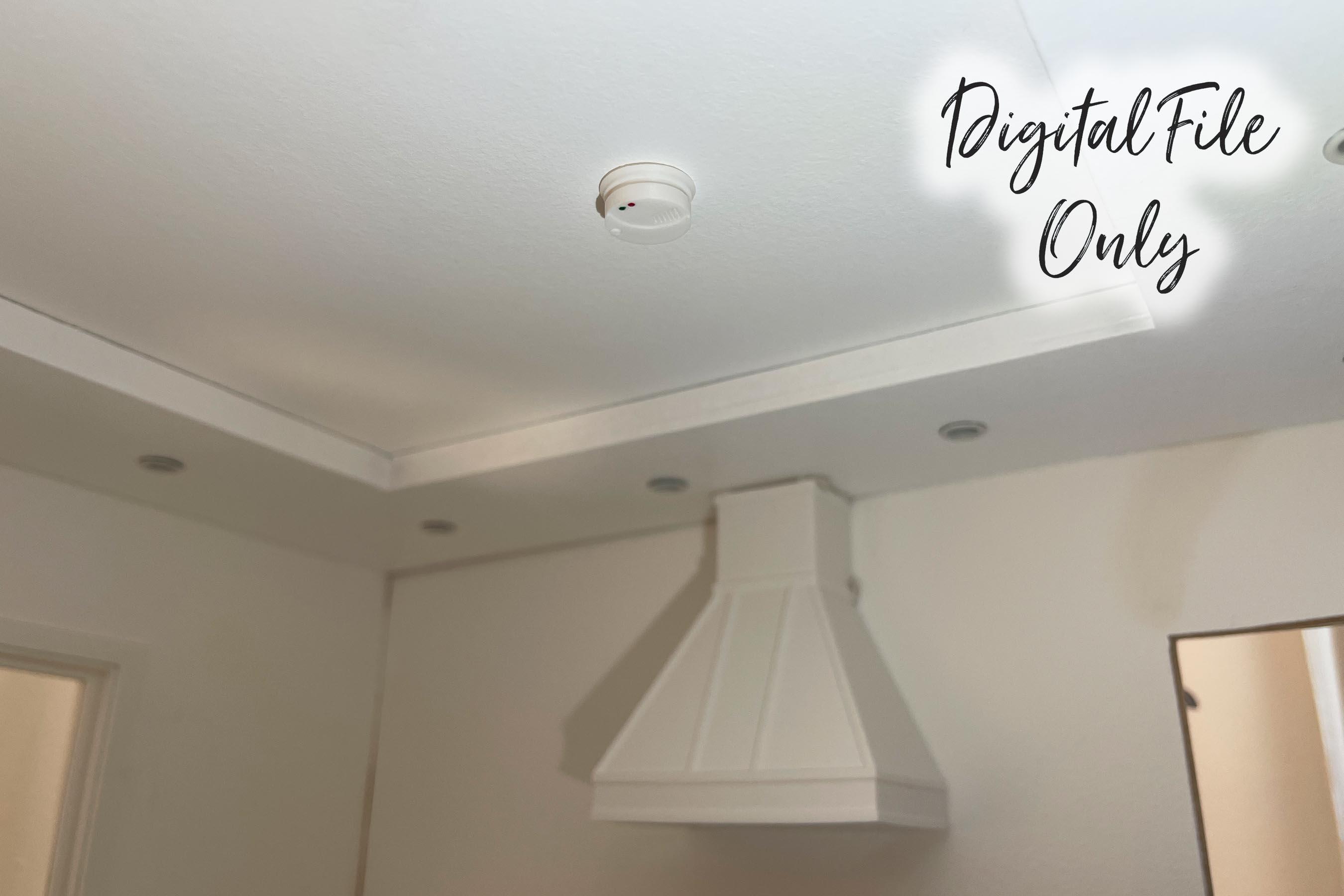 1/12 Scale Miniature Smoke Detector - Digital STL File - Etsy