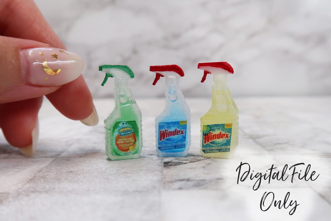 1/12 Scale Miniature Spray Bottle- Digital STL File - Etsy