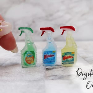 1/12 Scale Miniature Spray Bottle- Digital STL File - Etsy