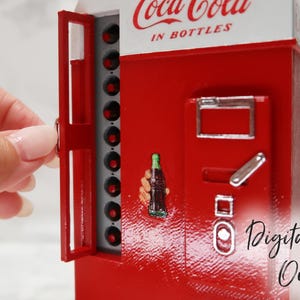 1/12 Scale Miniature Soda Vending Machine - Digital File - Etsy