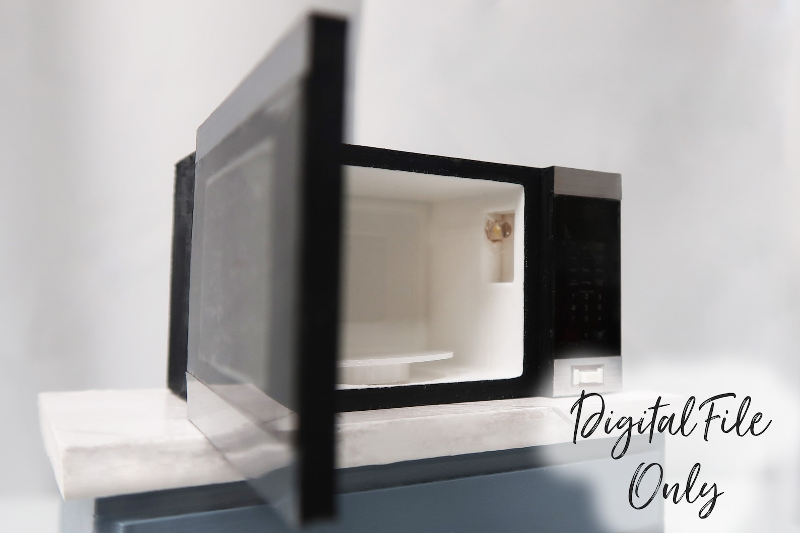 1/12 Scale Miniature Microwave - Digital File - Etsy