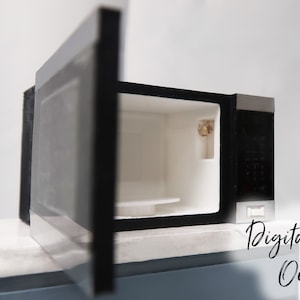 1/12 Scale Miniature Microwave - Digital File - Etsy