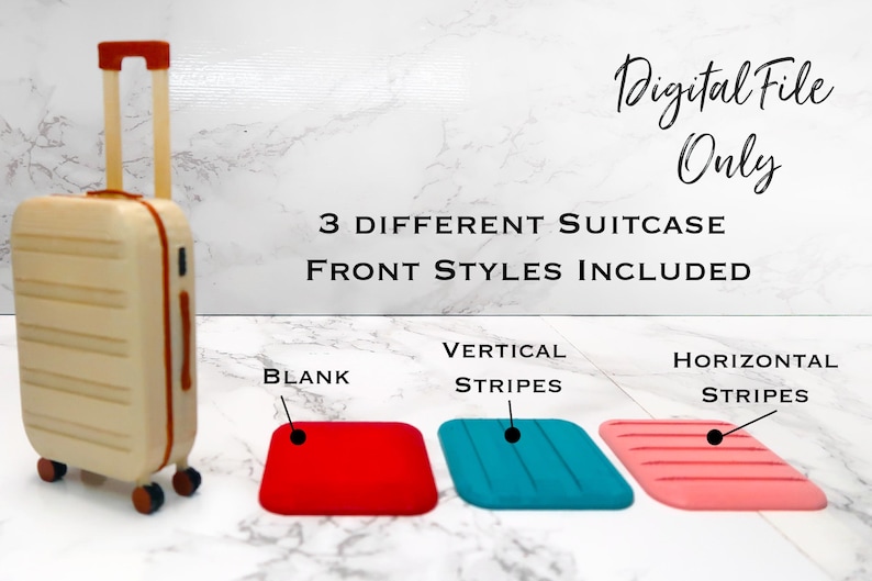 1/12 Scale Miniature Suitcase- Digital STL File - Etsy