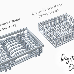 1/12 Scale Miniature Dishwasher - Digital STL File | Digital Download ...