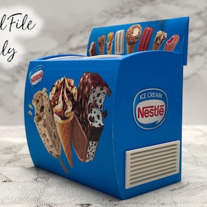 1/12 Scale Miniature Ice Cream Freezer- Digital STL File - Etsy
