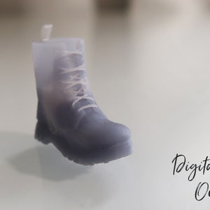 1/12 Scale Miniature Combat Boots - Digital STL File | Digital Download ...