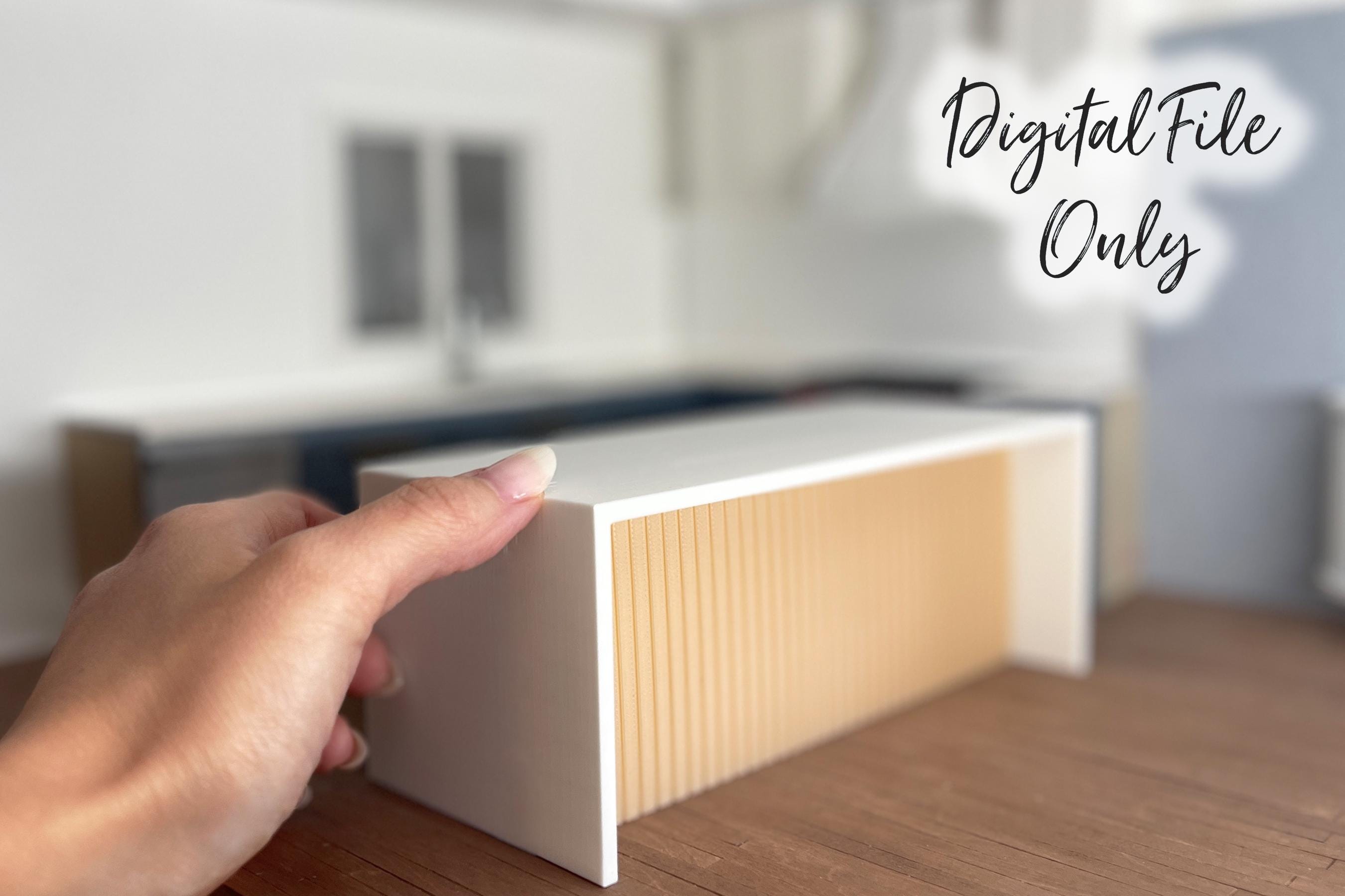 1/12 Scale Miniature Kitchen Island- Digital STL File - Etsy