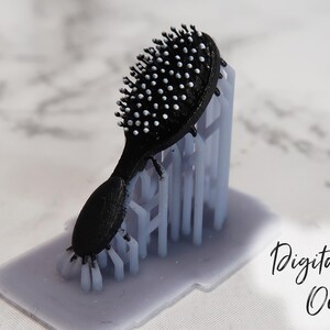 1/12 Scale Miniature Hair Brush- Digital STL File - Etsy