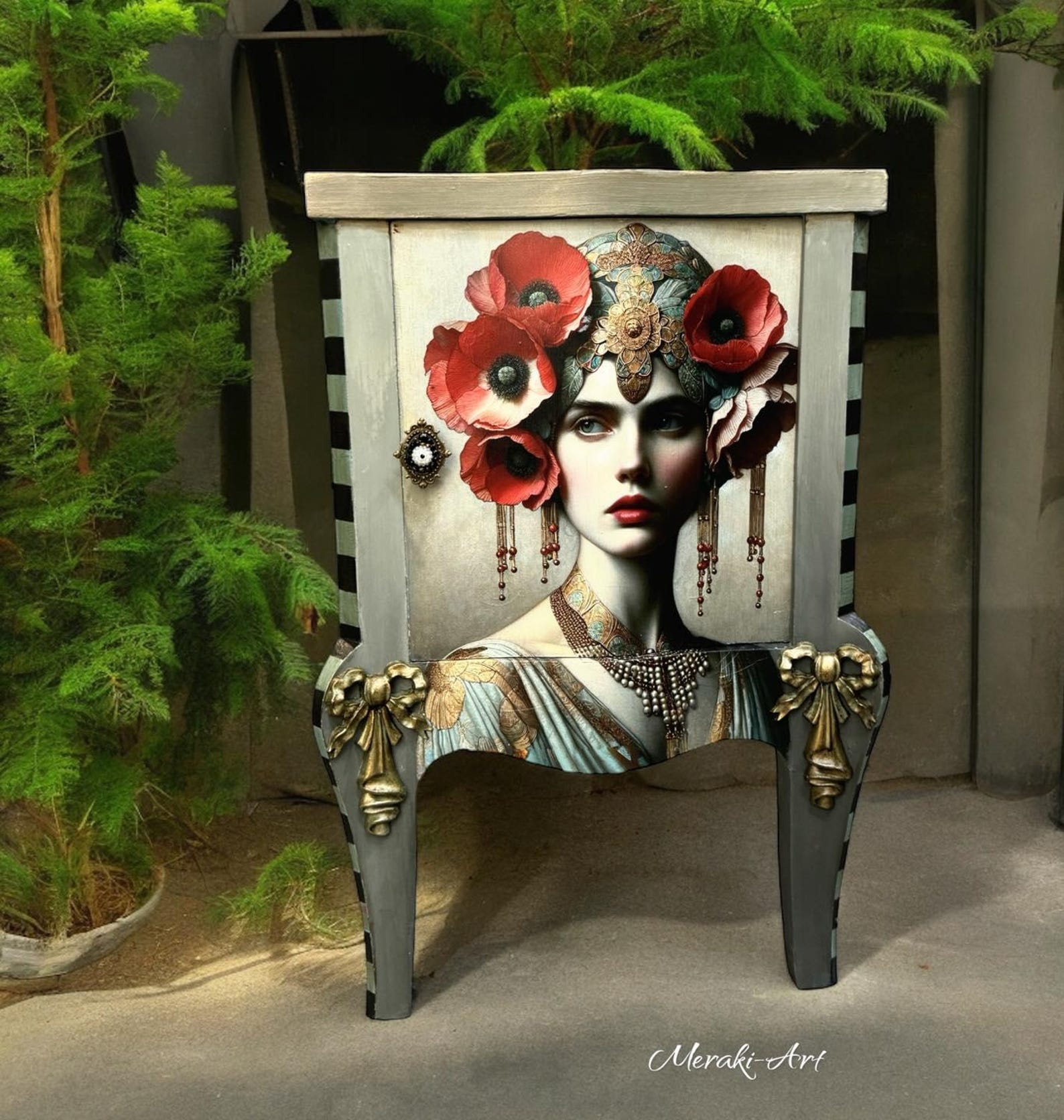 Draped - Mint Decoupage Paper - Etsy
