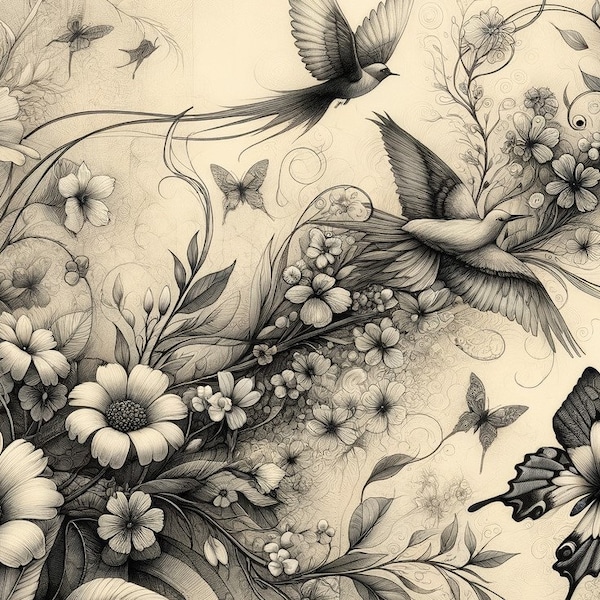 Large Decoupage Paper - Etsy