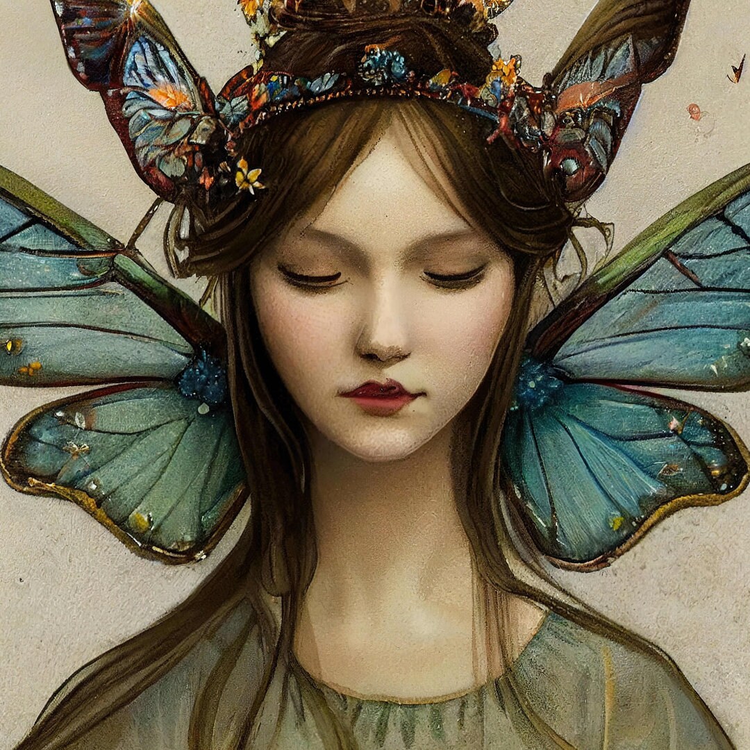 Fairy Princess Mint Decoupage Paper - Etsy