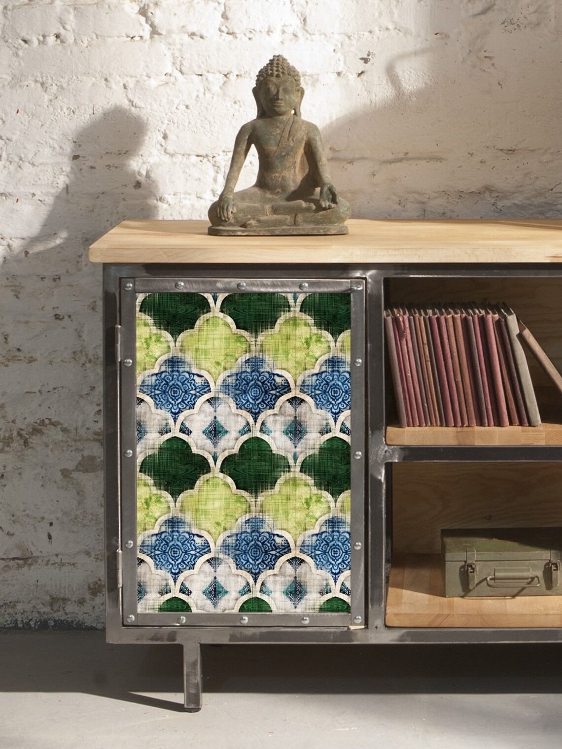 Distressed Tile - Mint Tissue Paper - Etsy
