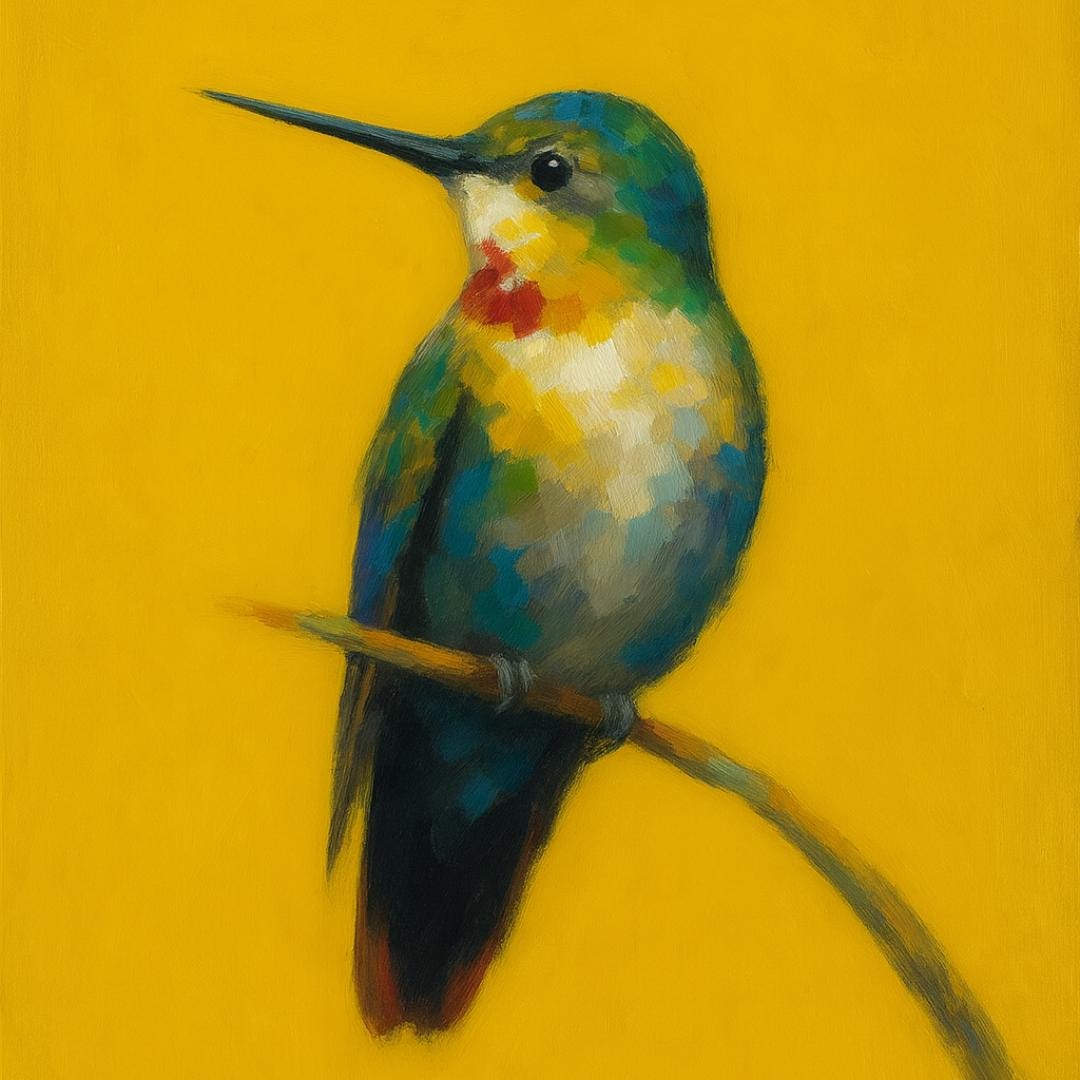 Hummingbird Left - Mint Decoupage Paper - Etsy
