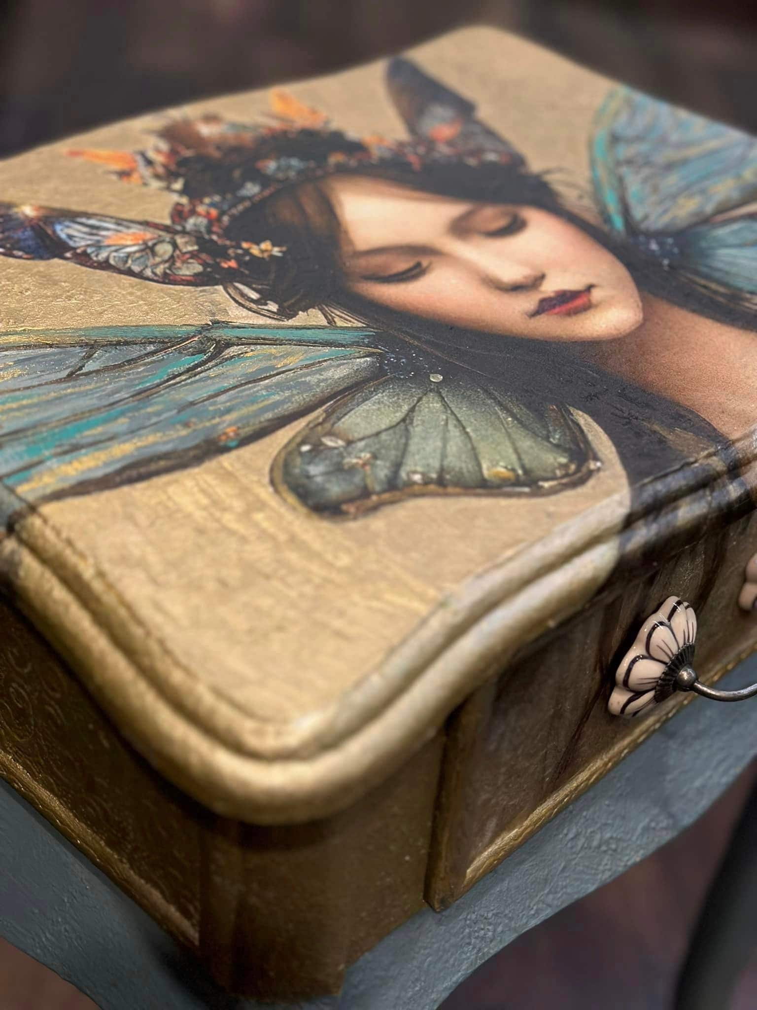 Fairy Princess Mint Decoupage Paper - Etsy