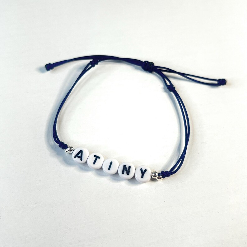ATEEZ Navy Adjustable ATINY Nylon Bracelet - Etsy UK