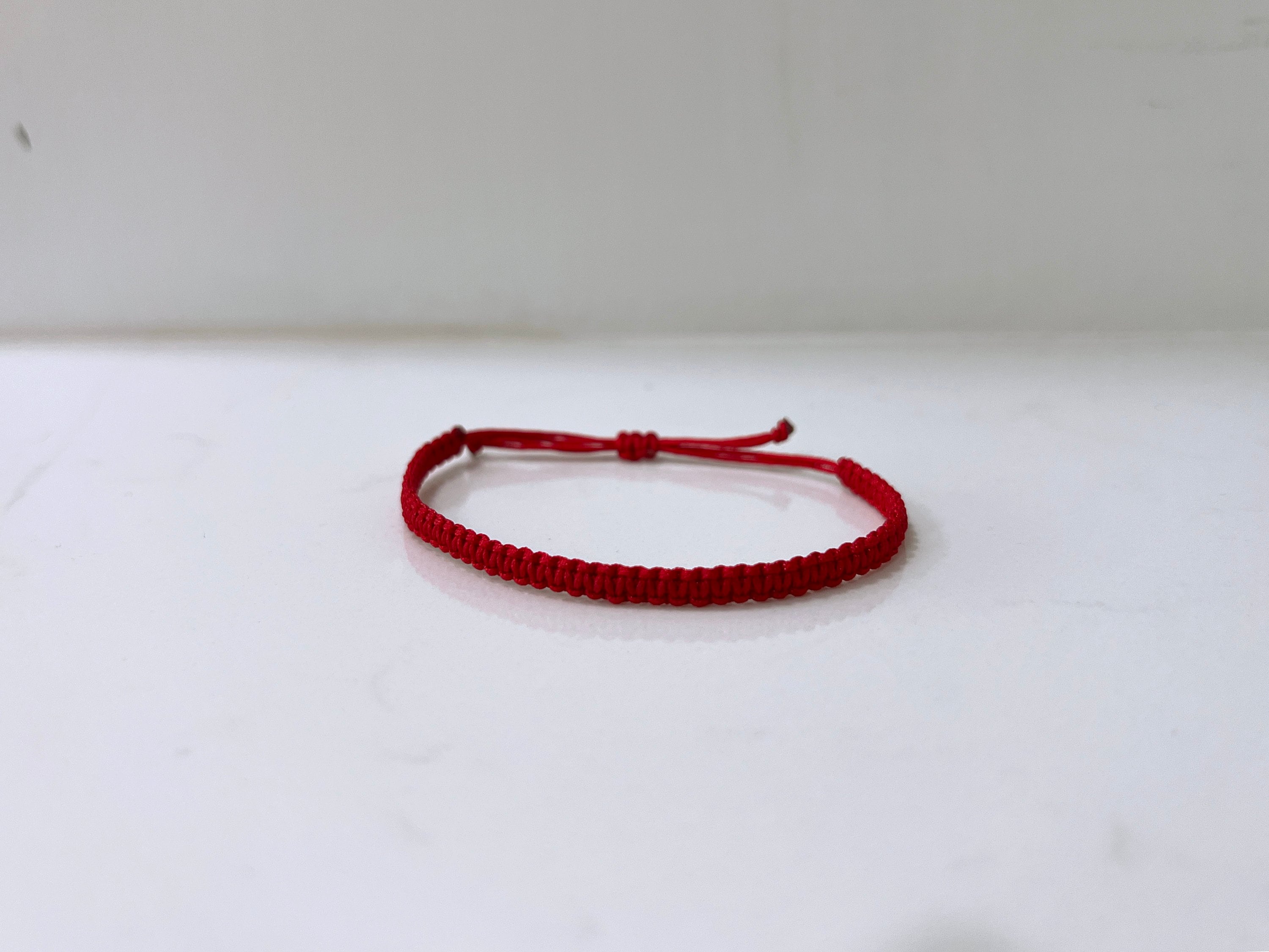 Chinese New Year Bracelet, Simple Red, White, Black String Bracelet ...